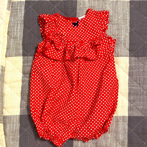 Carter's | One Pieces | Red Baby Onesie | Poshmark